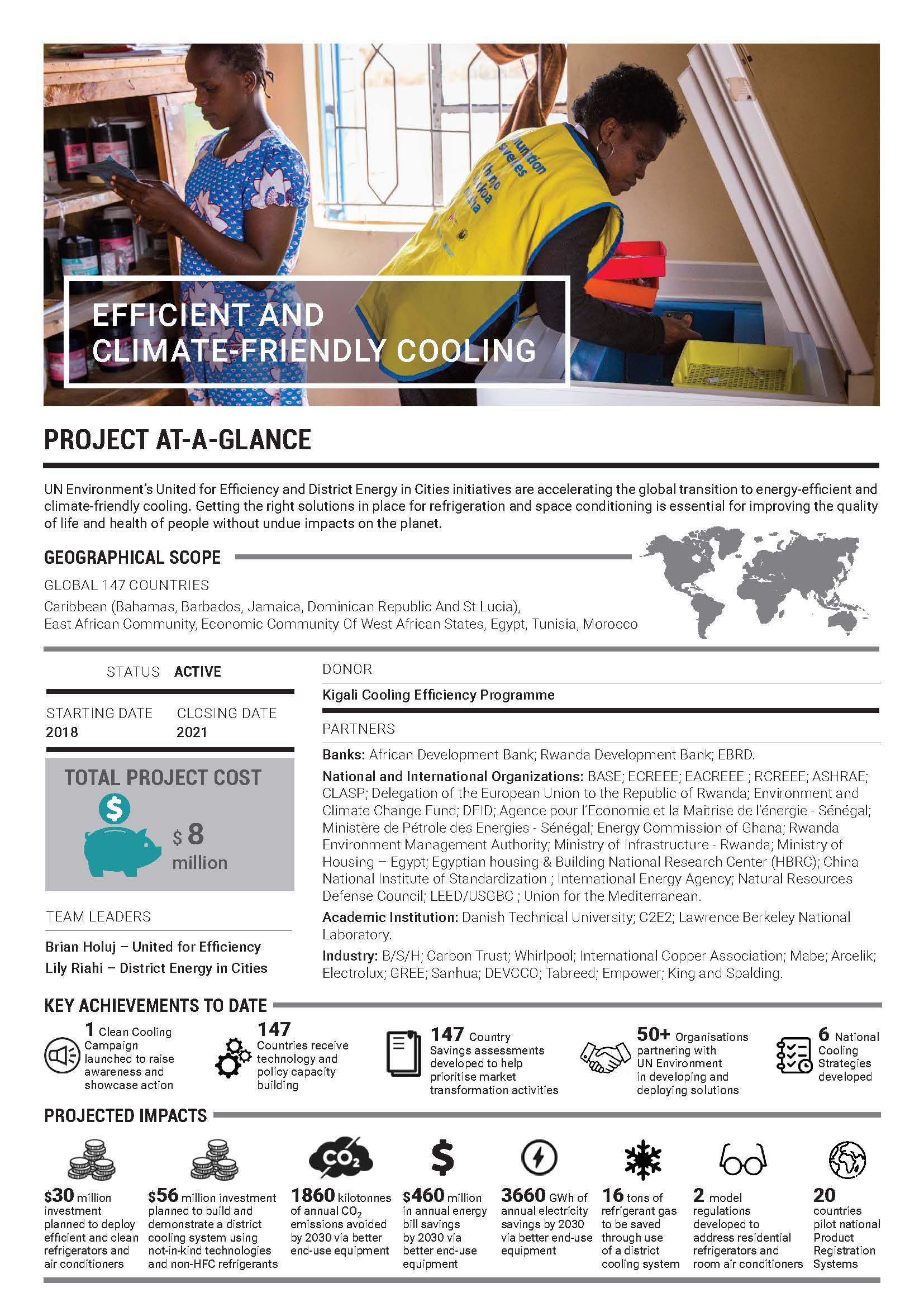 EFFICIENT AND CLIMATE FRIENDLY COOLING - United for Efficiency