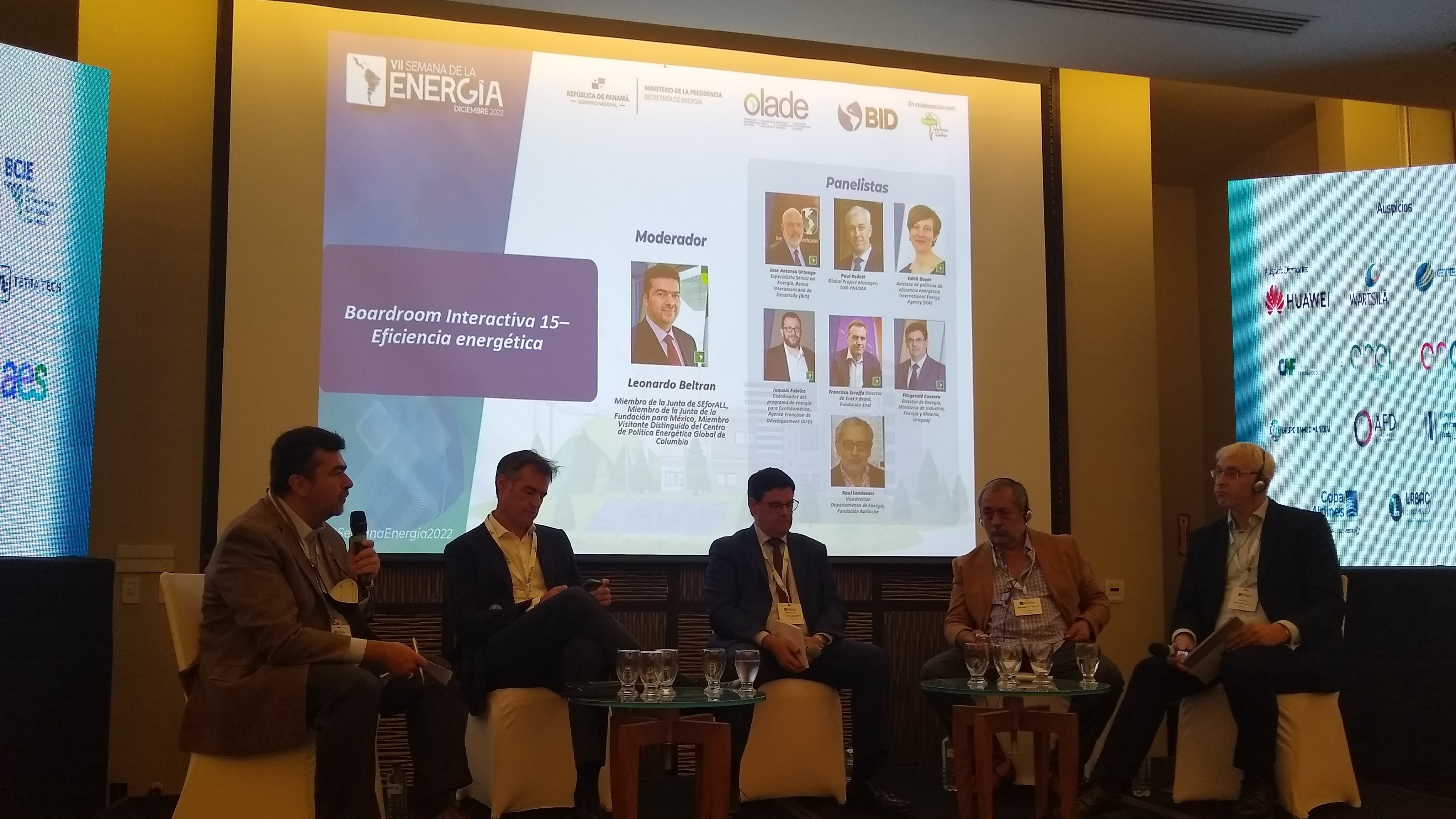 OLADE Energy Week energy efficiency session - United for Efficiency